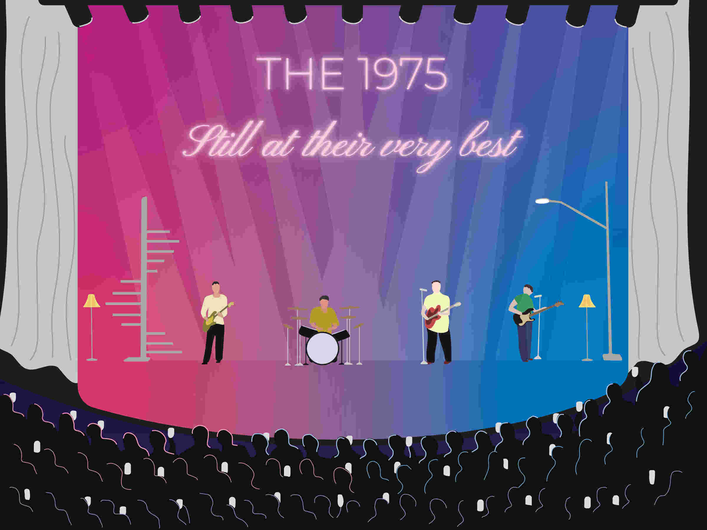 Matty Healy brings eccentric antics back to the 1975, wowing fans with ...